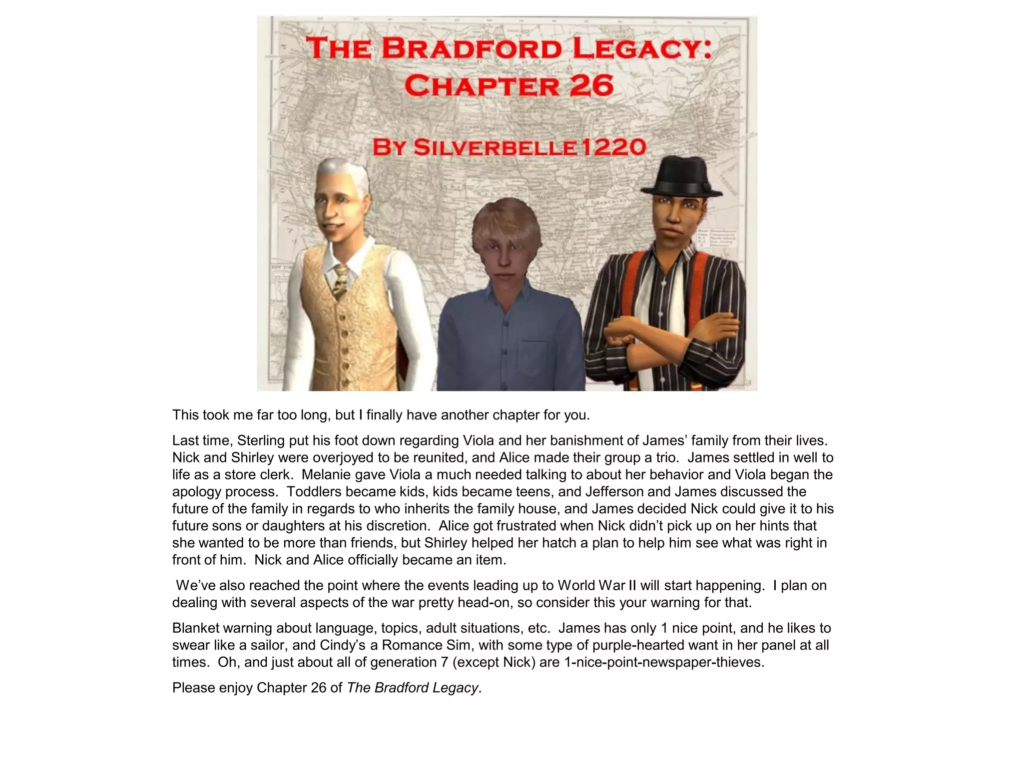 The Bradford Legacy - Chapter 26 | PPT