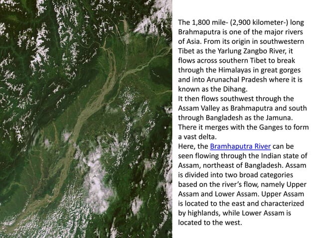 The brahmaputra river system | PPTX | Asia Travel | Travel Locations