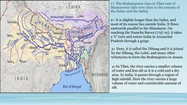 The brahmaputra river system | PPTX | Asia Travel | Travel Locations