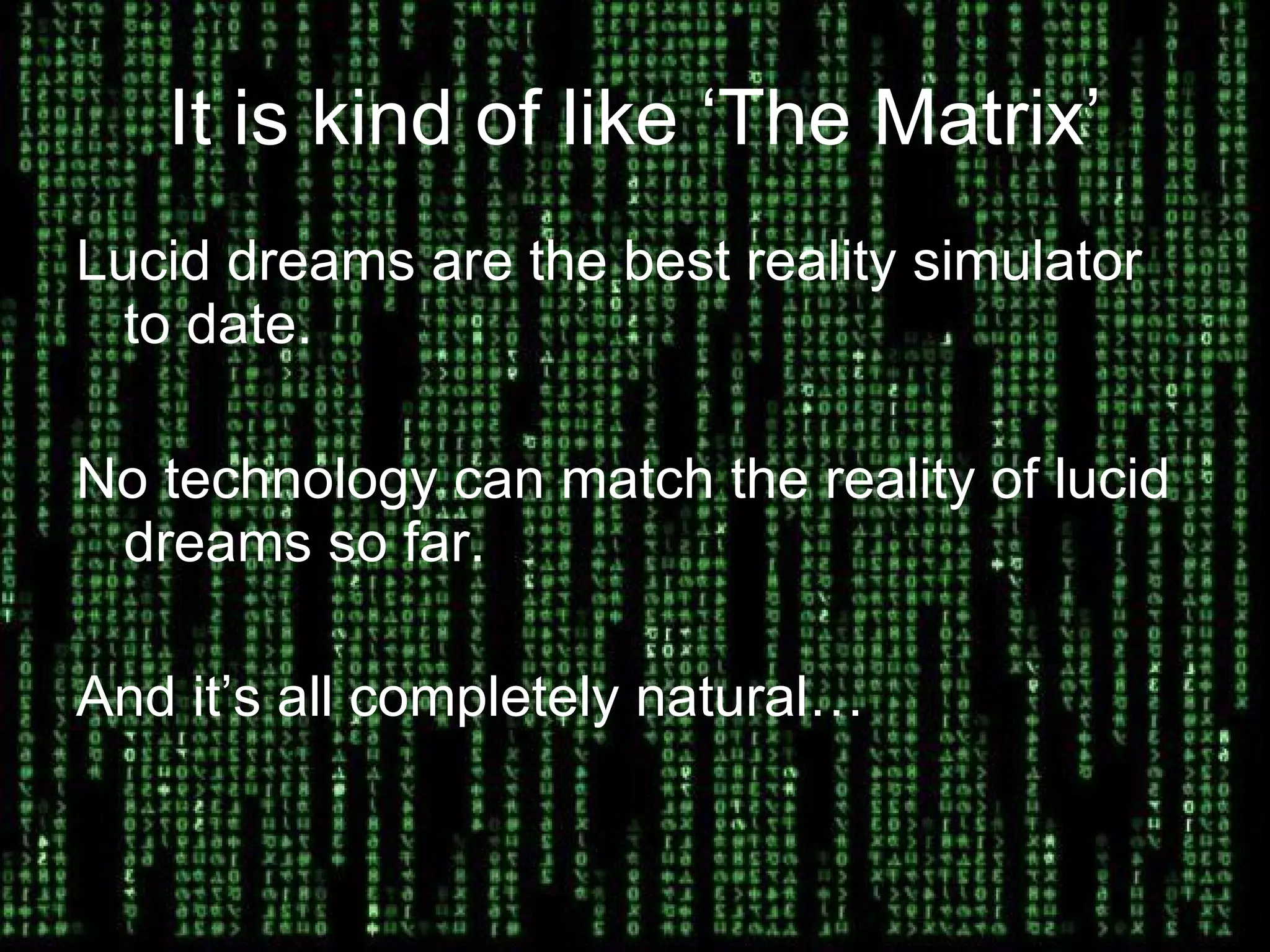 The brain and dreams | PPT