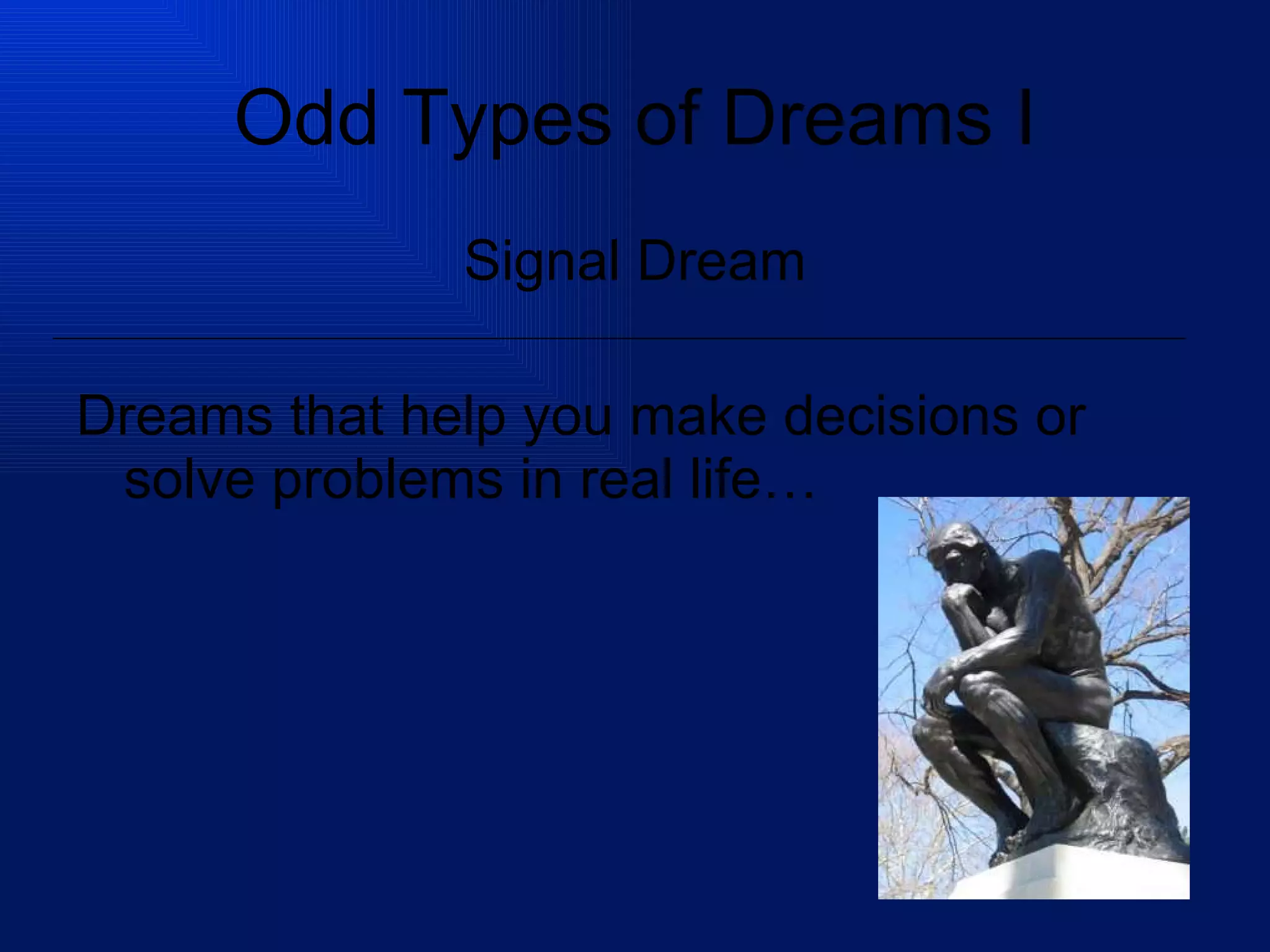 The brain and dreams | PPT