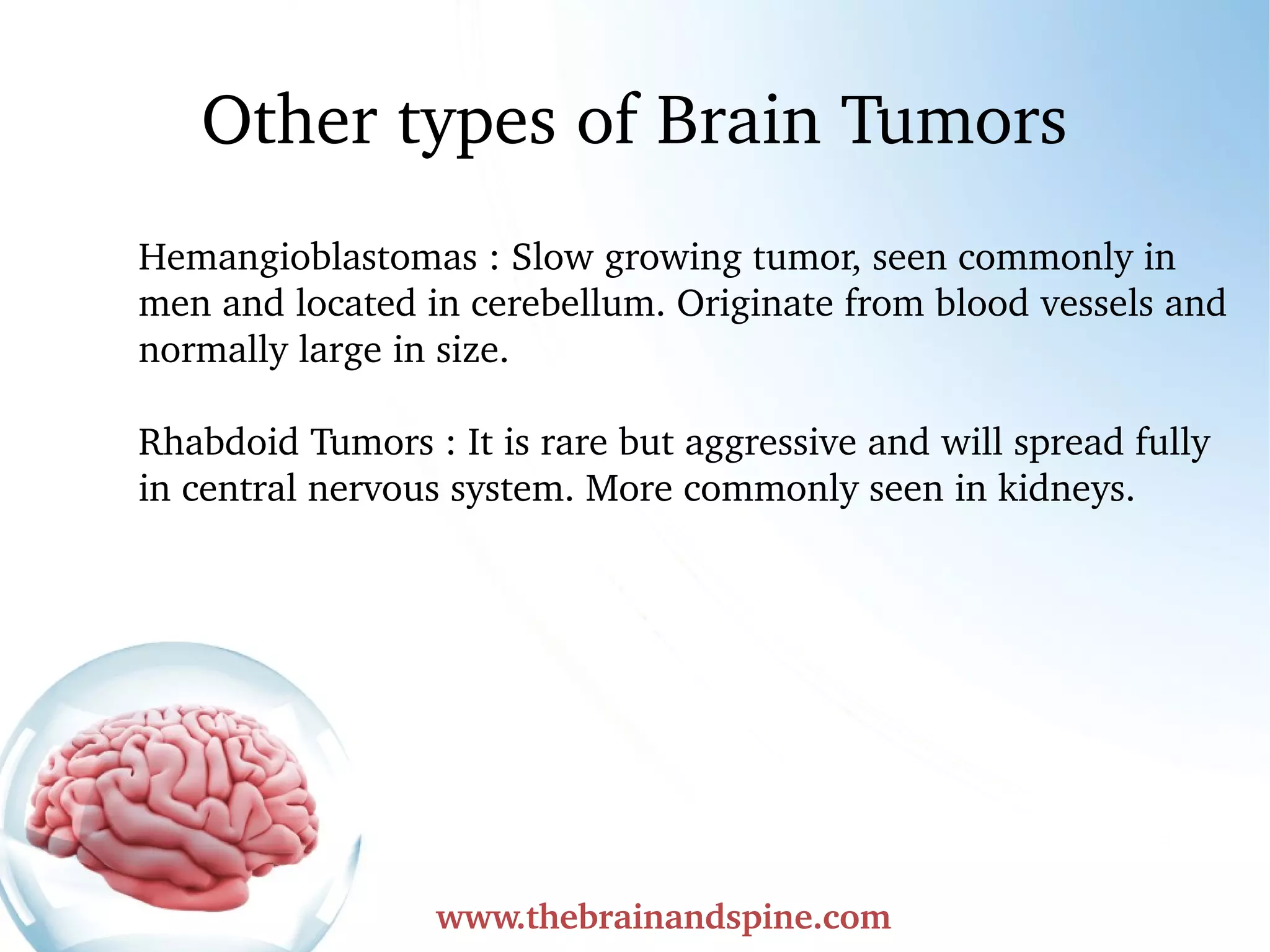Brain Tumor And Its Types | ODP