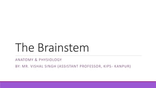 Unit-I; The anatomy and Physiology of The Brainstem.pptx