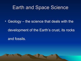 Natural Science Physical Sciences Physics Chemistry Earth and Space ...