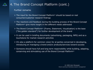 The Brand Concept Platform - An introduction | PPT
