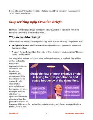 Stop writing ugly Creative Briefs | PDF