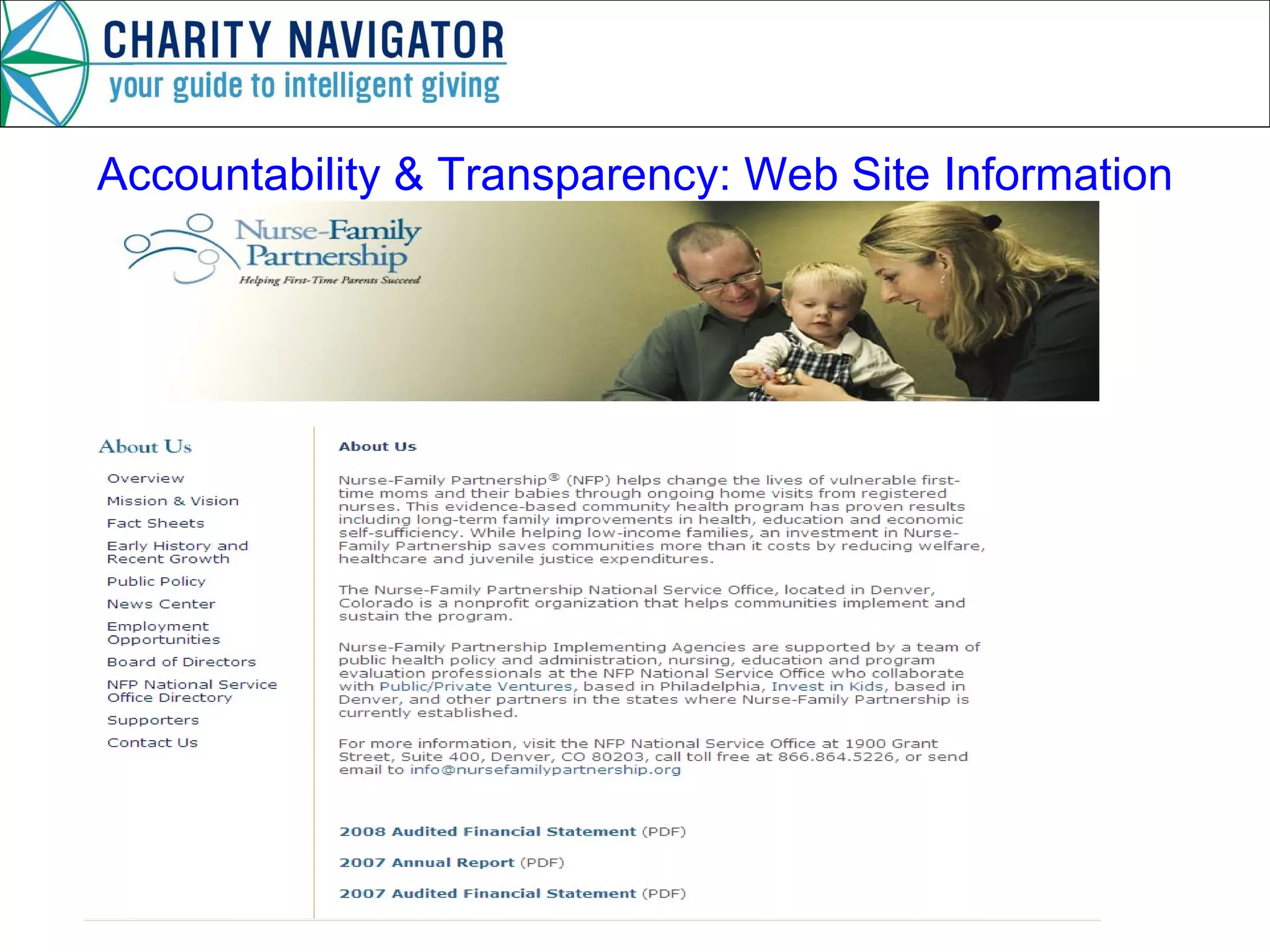 The Brave New NonProfit Accountability World