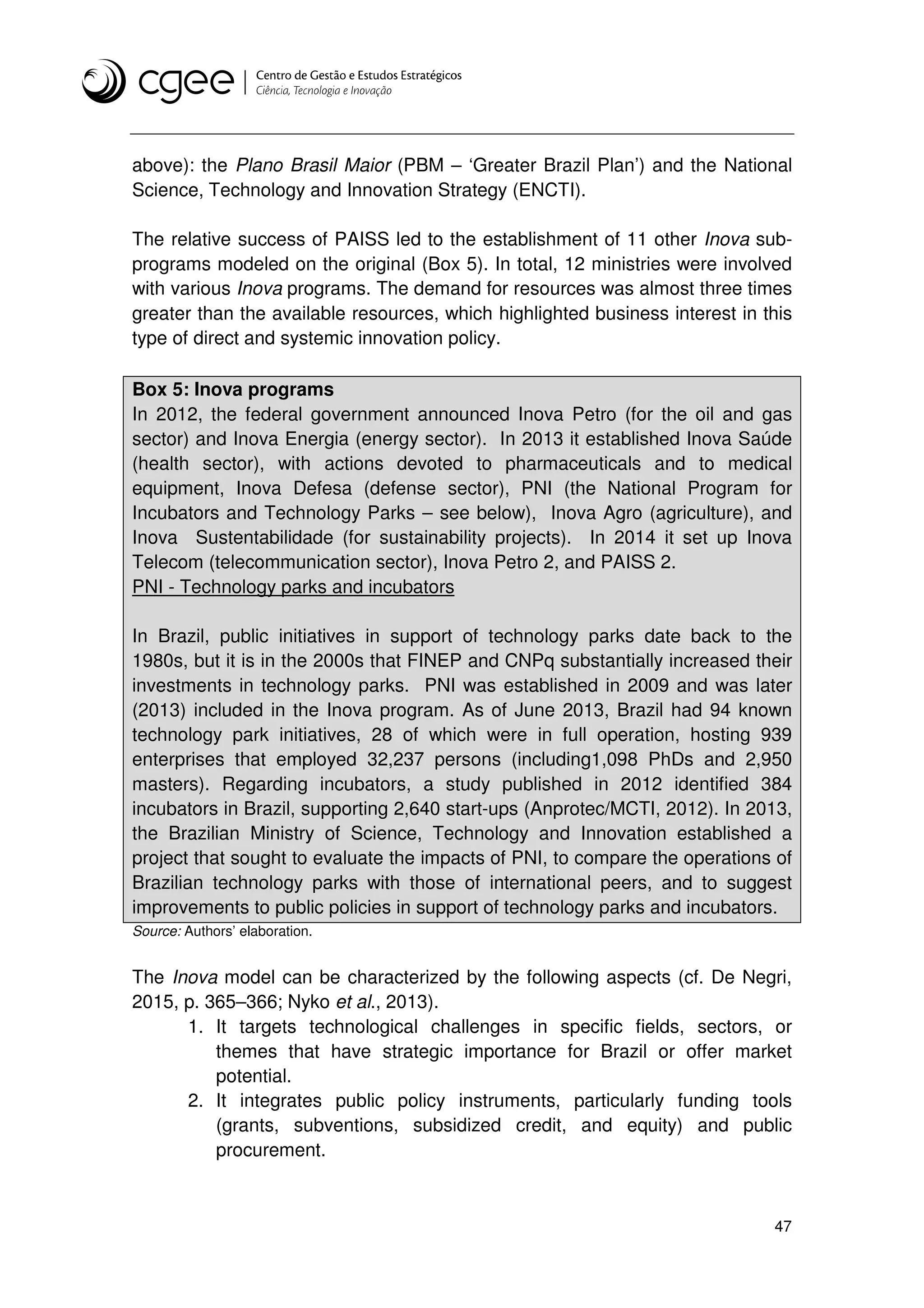 The Brazilian Innovation System Mazzucato and-Penna | PDF