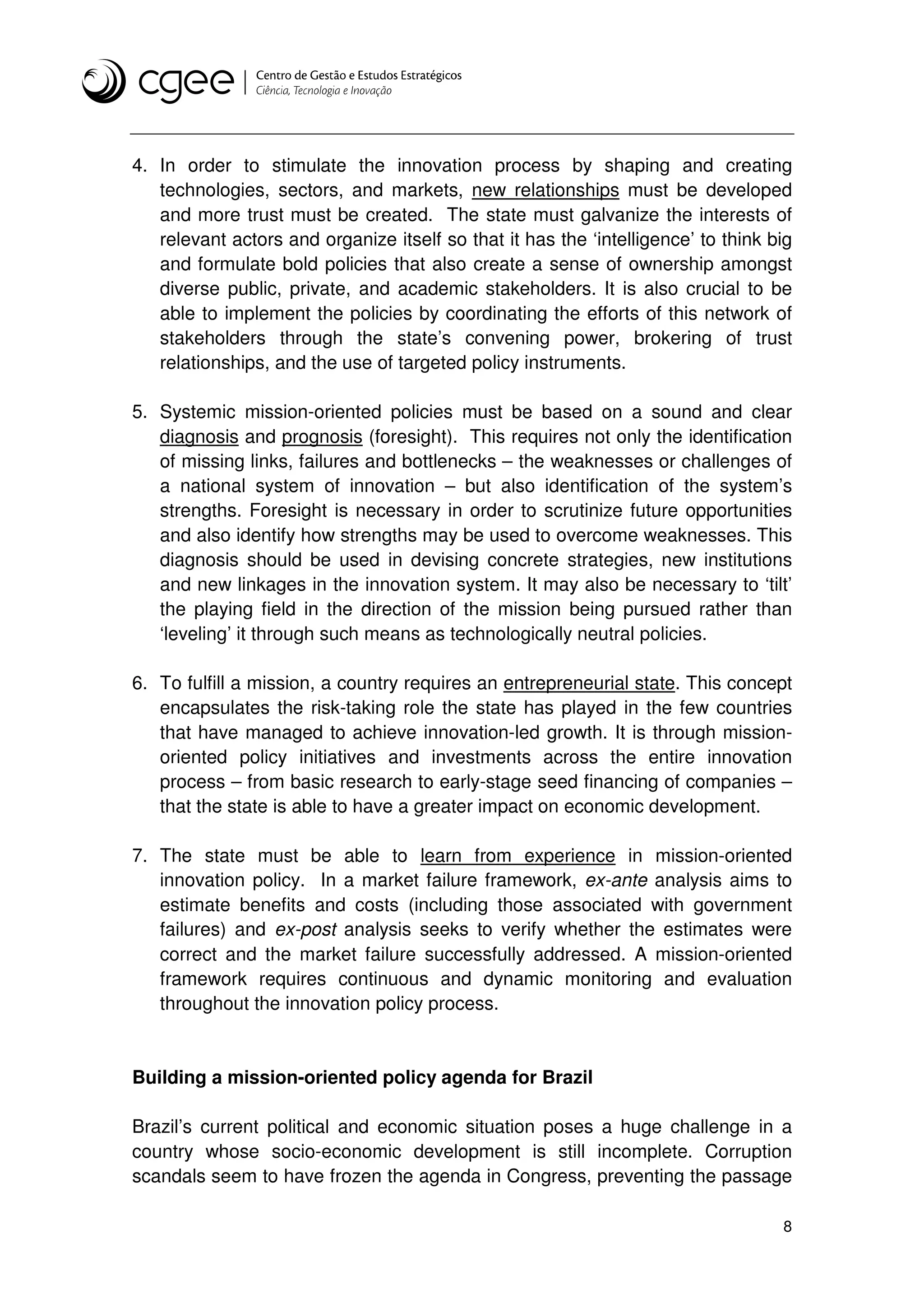 The Brazilian Innovation System Mazzucato and-Penna | PDF