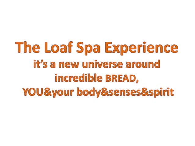 The bread experience | PPT