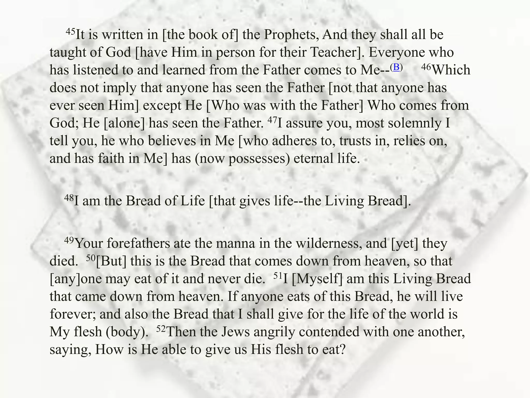 The Bread of Life | PPTX