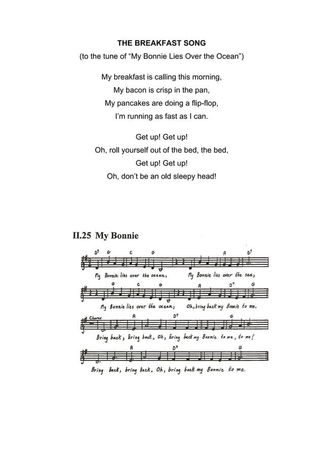 The breakfast song | DOC