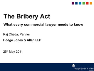 The Bribery Act - Raj Chada | PPT | Debated Sensitive Social Issues ...