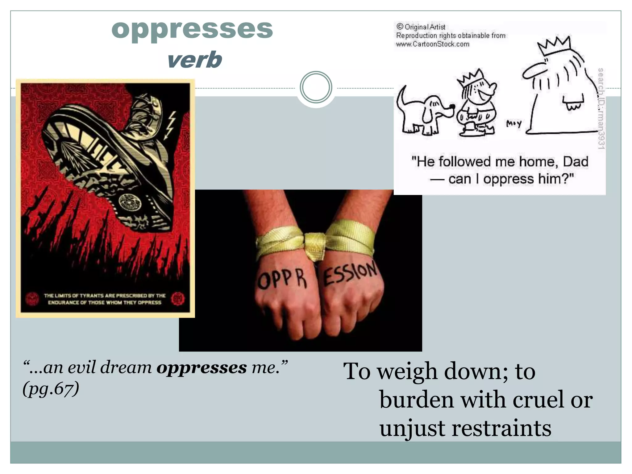 The bridegroom vocabulary | PPTX