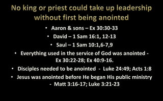 The Bridge: The Anointing of God | PPTX