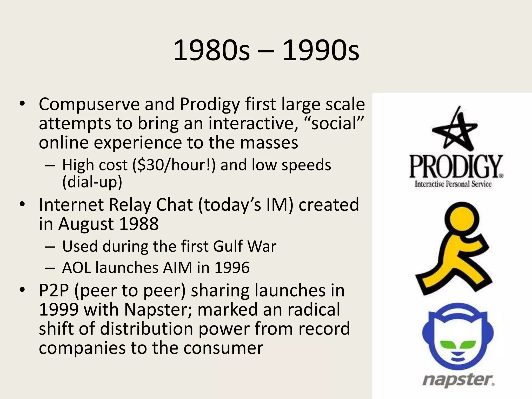 The (Brief) History of Social Media | PPTX