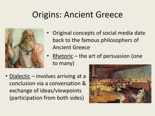 The (Brief) History of Social Media | PPTX