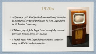 The brief history of television | PPT