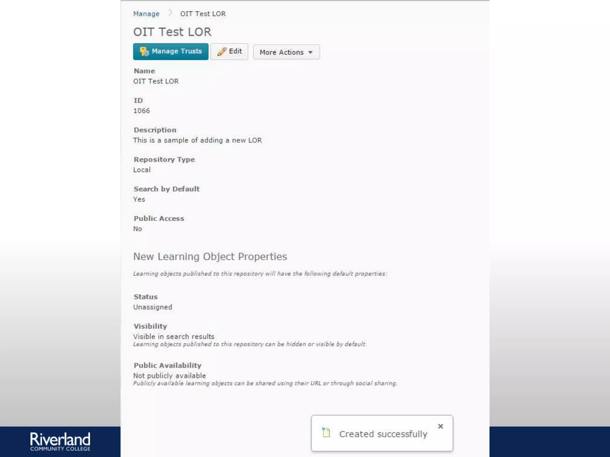 Brightspace Learning Object Repository (LOR): What Is It And How Can I ...
