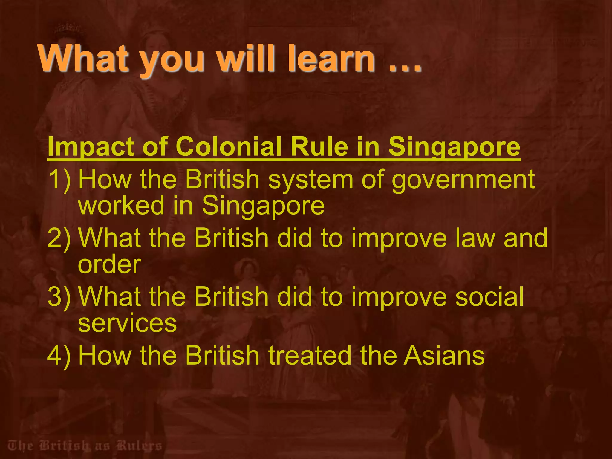The British As Rulers | PPT