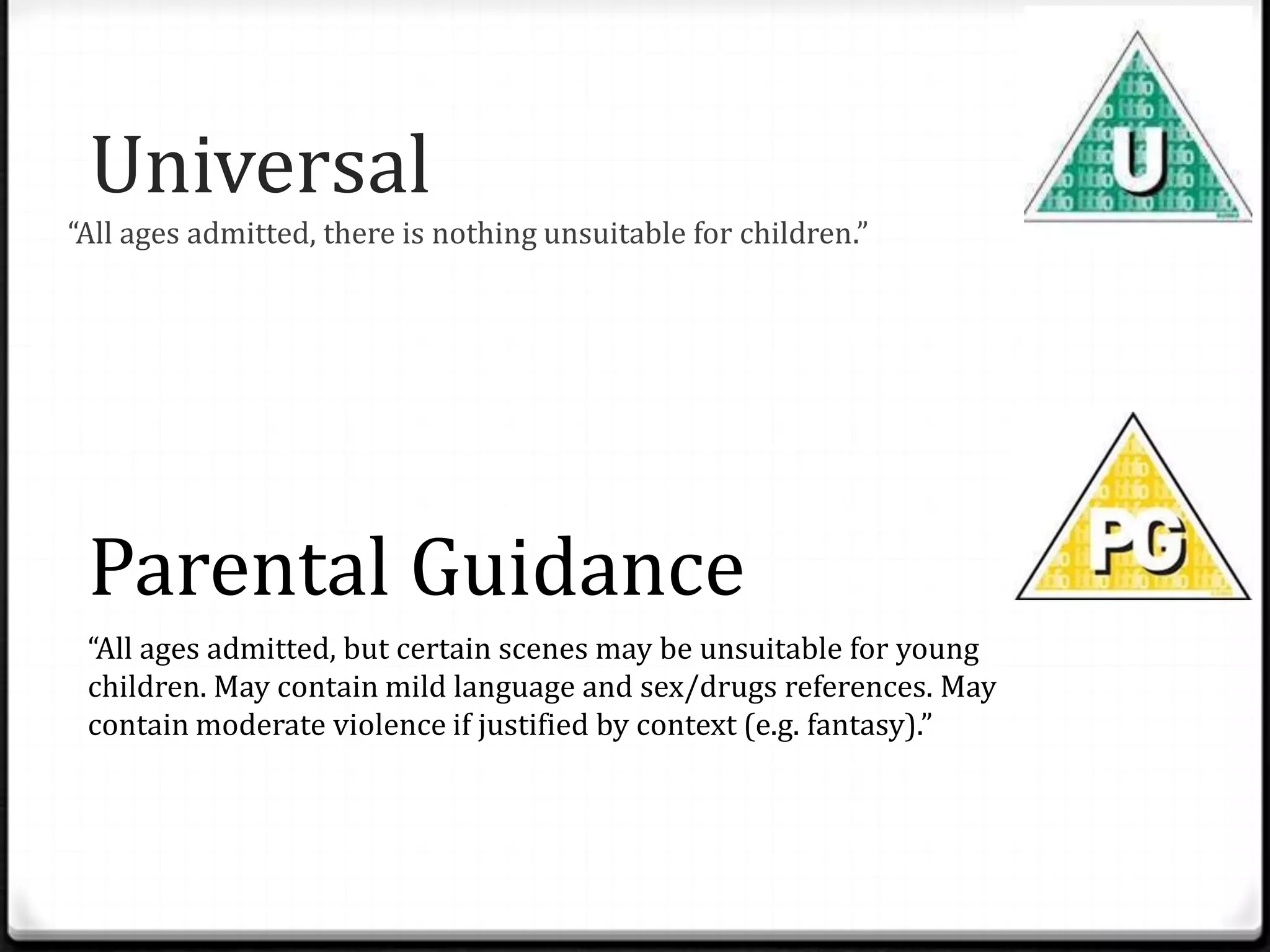 The British Board of Film Classification (BBFC) | PPTX | Movies ...