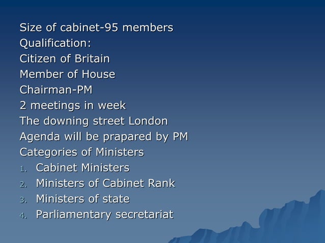 The British Cabinet.ppt
