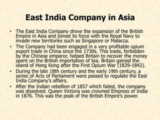 The British colonial Empire | PPTX