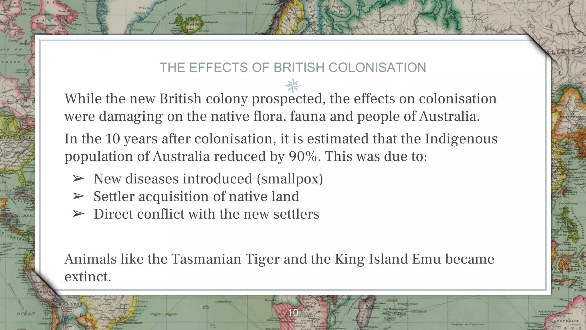 The british colonisation of australia | PPTX
