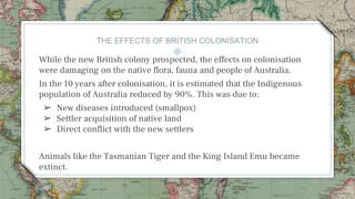 The british colonisation of australia | PPTX