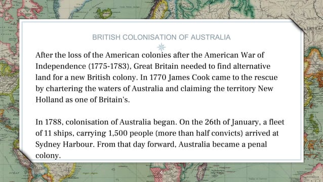 The british colonisation of australia | PPTX | Australia and Oceania ...
