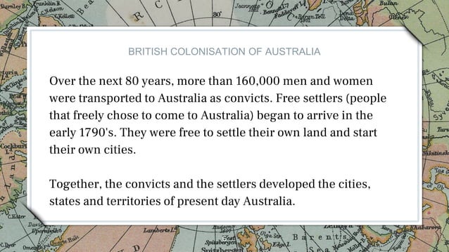 The british colonisation of australia | PPTX | Australia and Oceania ...