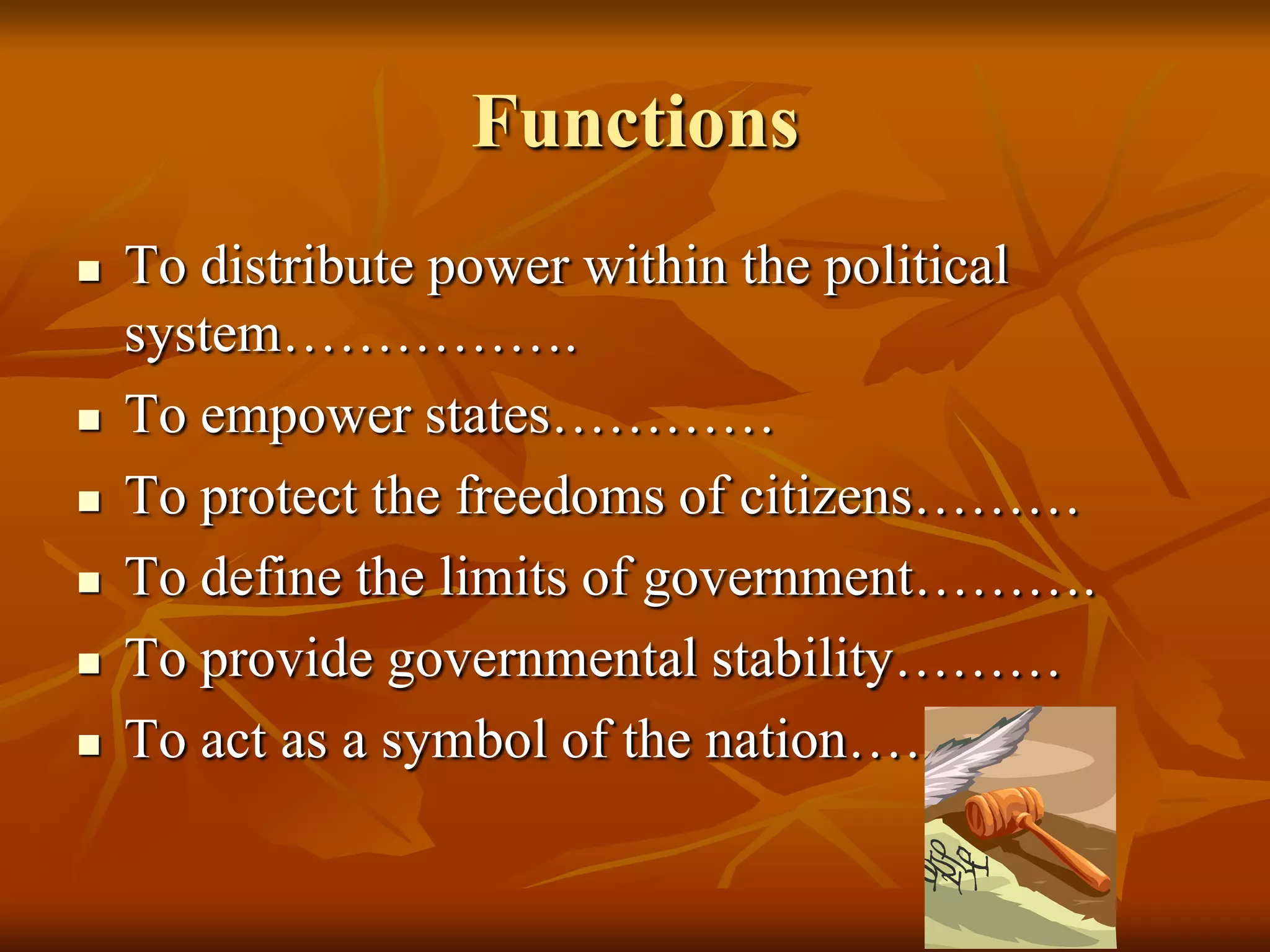 The british constitution | PPTX