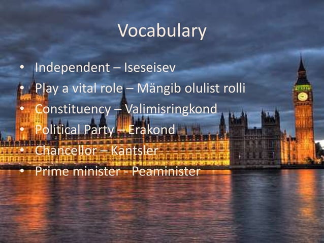 The british government presentation | PPTX