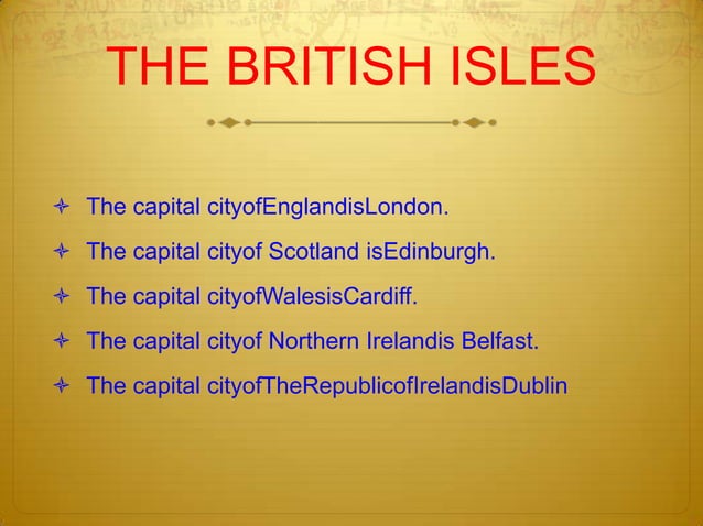 THE BRITISH ISLES | PPT