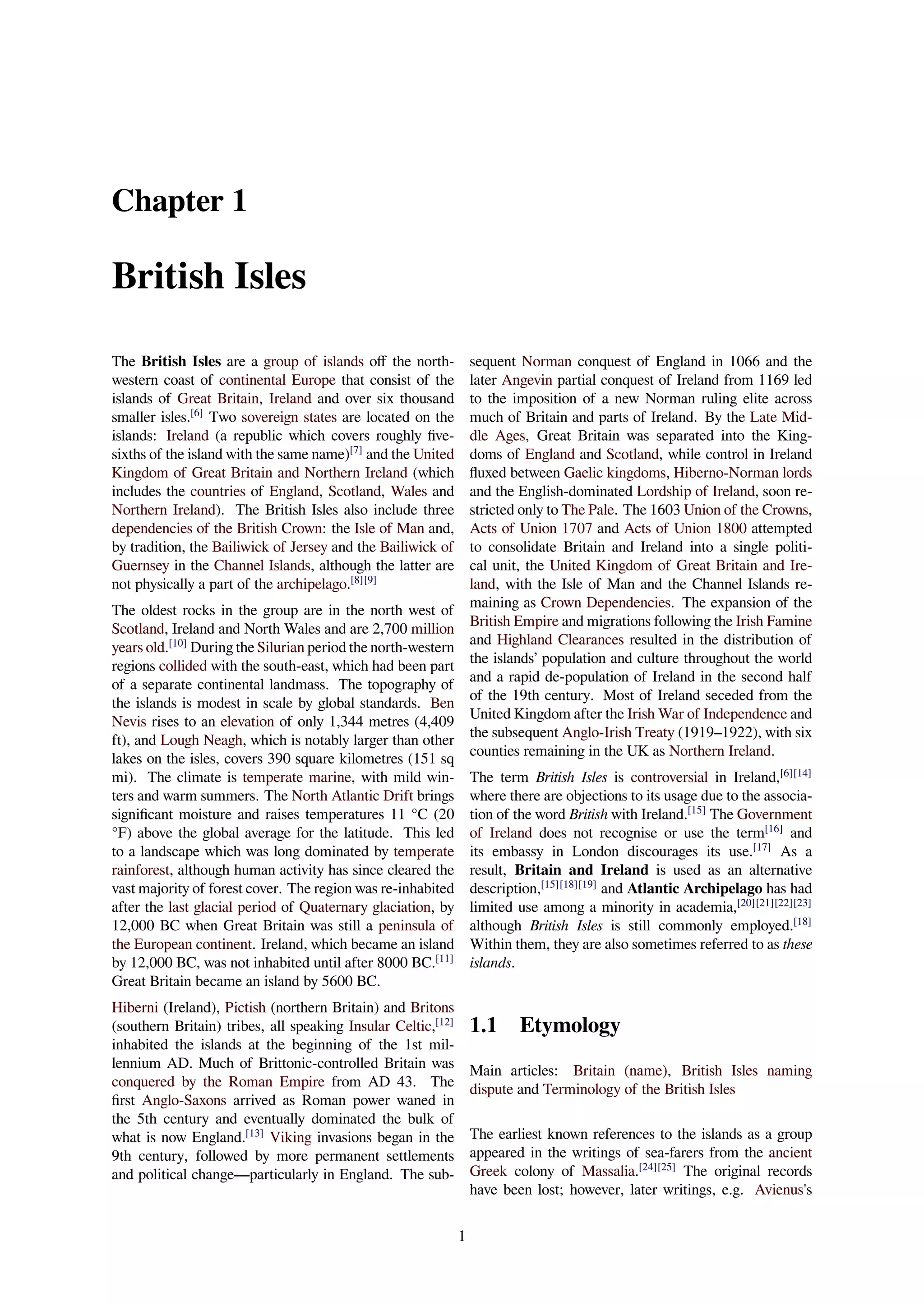 The British Isles | PDF