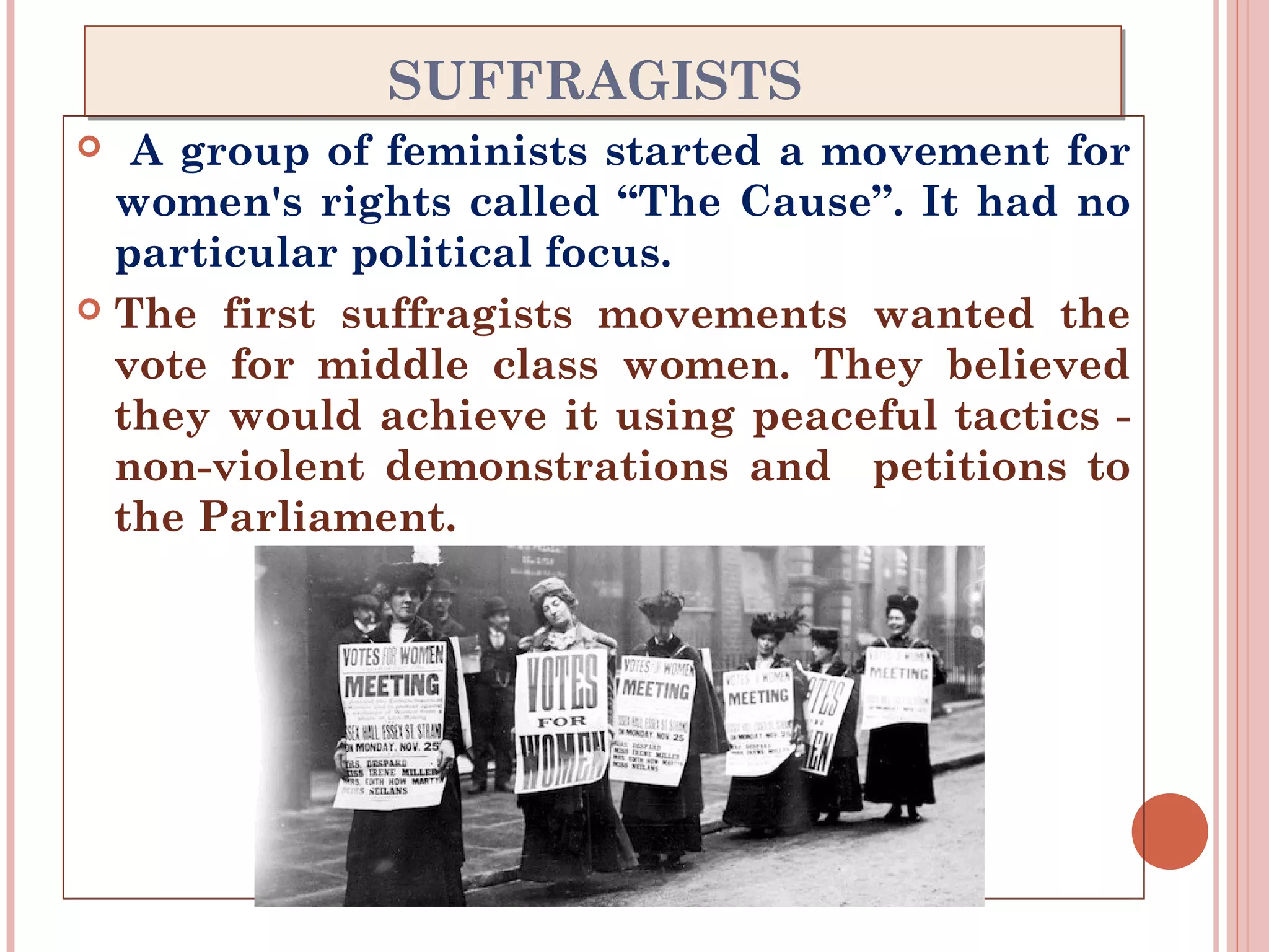 The British Suffragettes | PPT