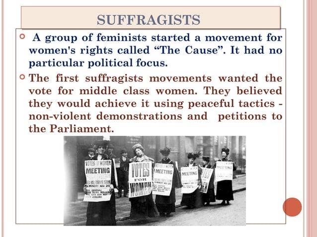 The British Suffragettes | PPT | Civic affairs | Politics