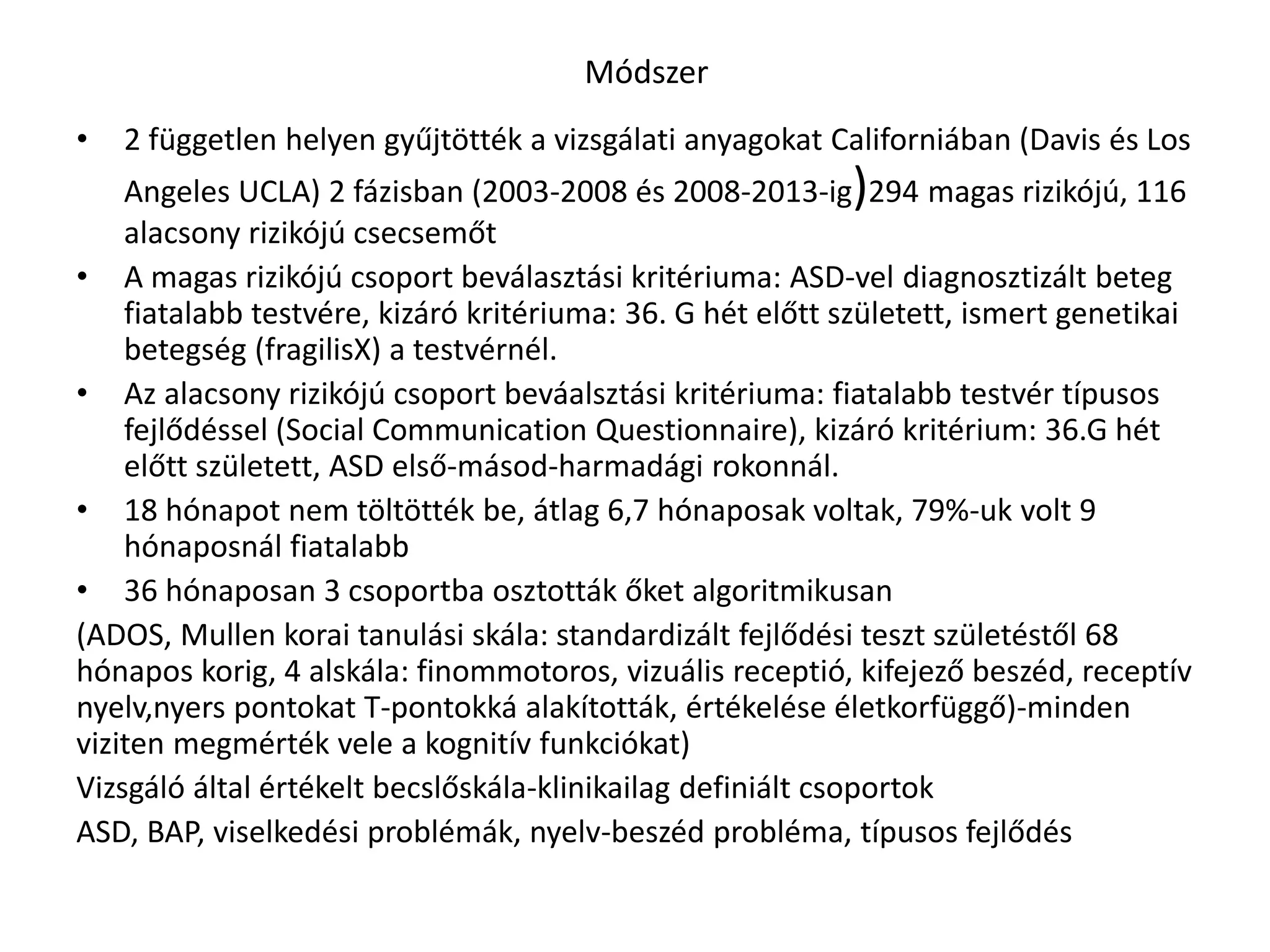 The broader autism phenotype in infancy | PPT