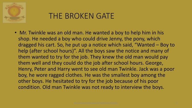 THE BROKEN GATE.pptx