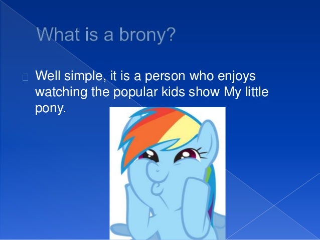 The brony fandom