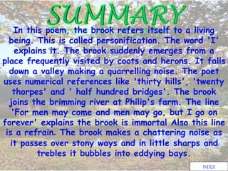 The brook | PPT