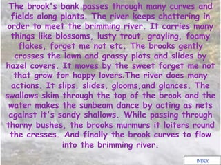 The brook | PPT