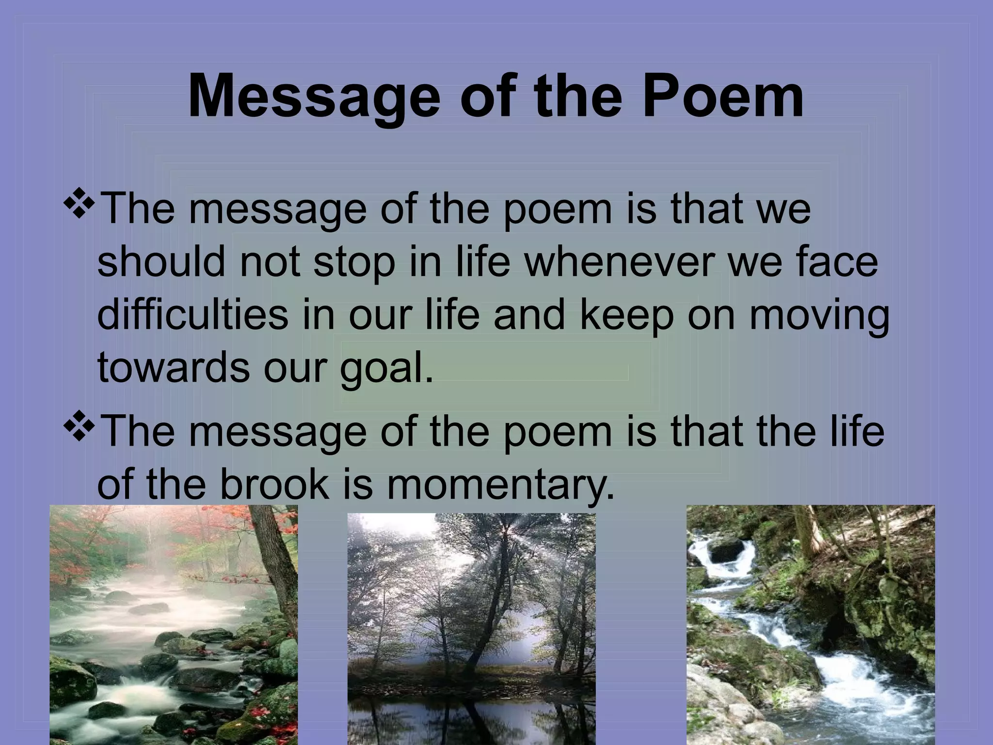 The brook | PPT