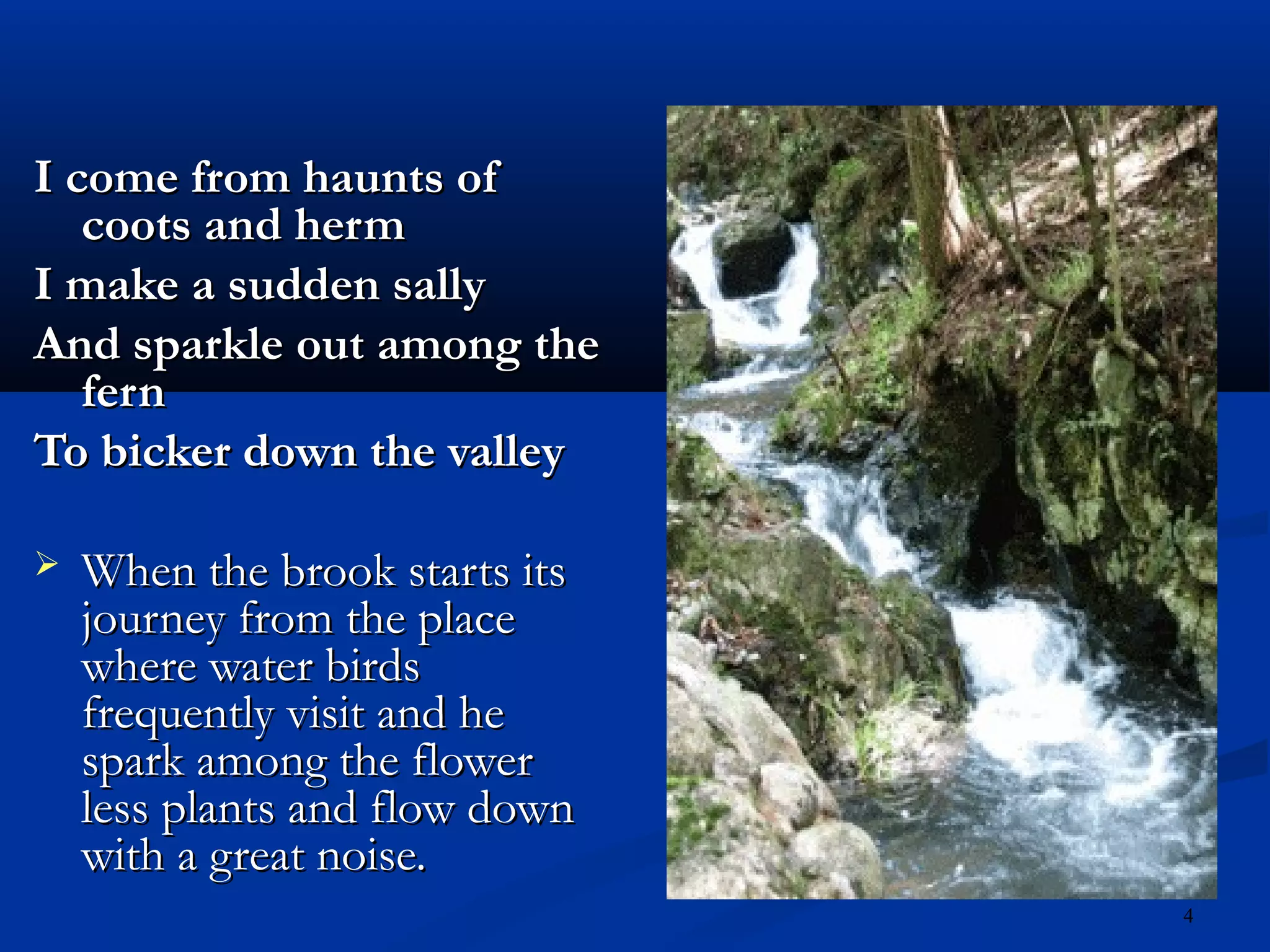 The brook | PPT