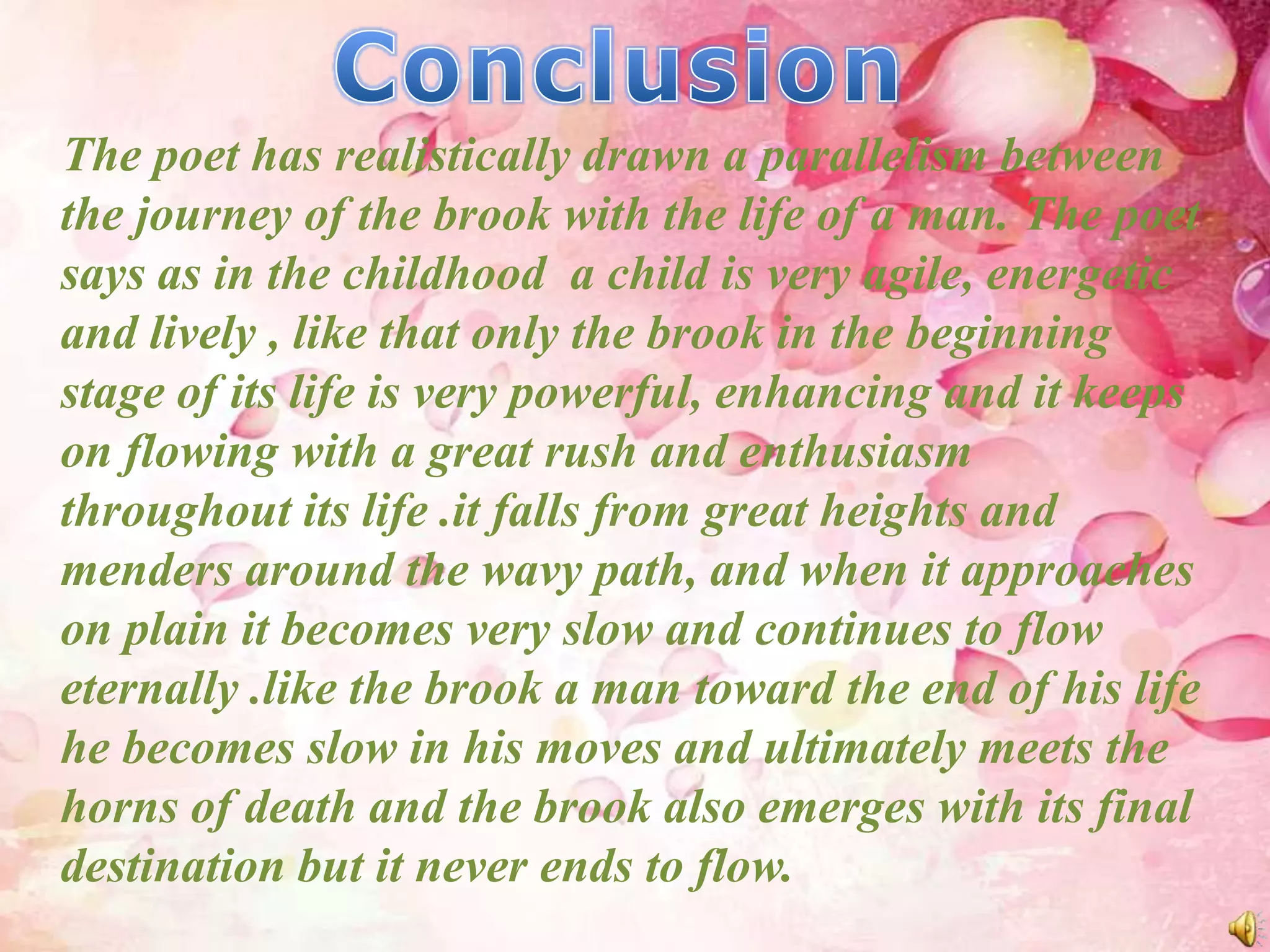 The brook english presentation | PPSX