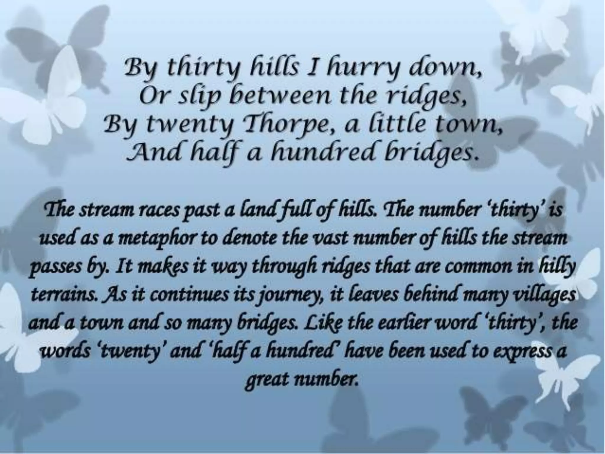 The brook by lord alfred tennyson ppt | PPTX