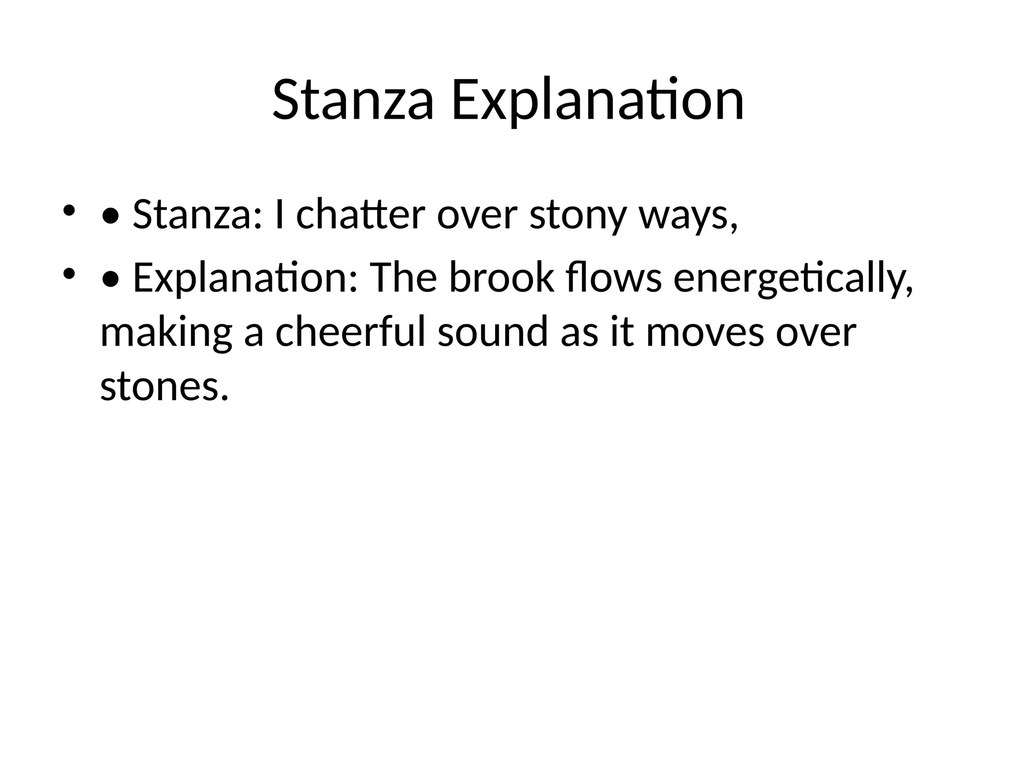 The Brook_ Presentation Alfred Tennyson | PPTX