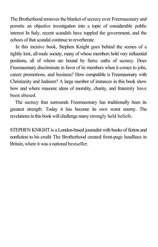 The Brotherhood - Knight Stephen.pdf