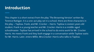 The browning version | PPT