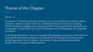 The browning version | PPT